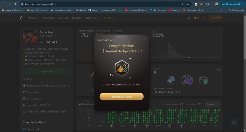 Sagar Jana on LinkedIn: #leetcode #codingjourney #consistency # ... Sagar Jana on LinkedIn: #leetcode #codingjourney #consistency # ...