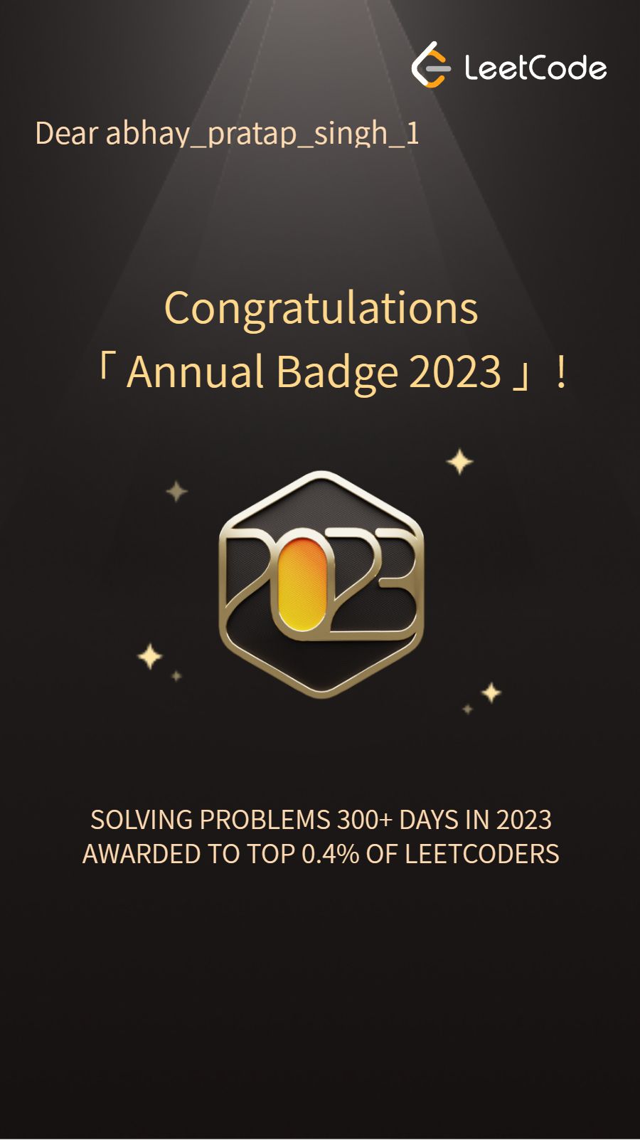 Completed LeetCode Problem Solving Challenge | Abhay Pratap Singh ... Completed LeetCode Problem Solving Challenge | Abhay Pratap Singh ...