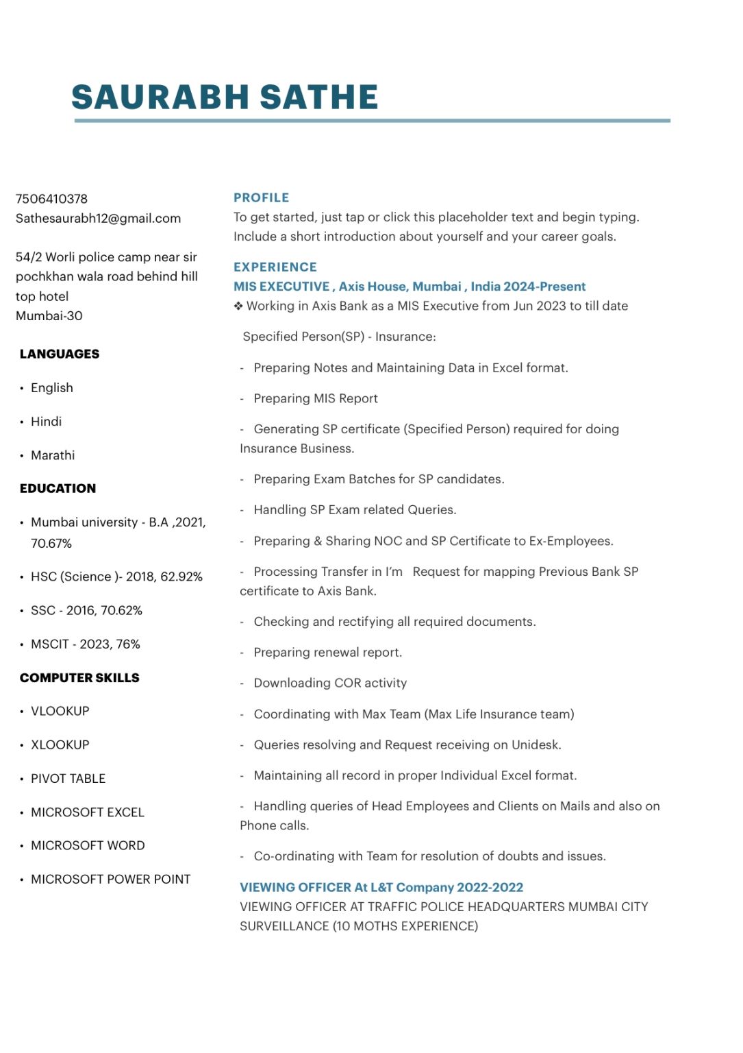 Saurabh Sathe on LinkedIn: HDFC Bank Saurabh Sathe on LinkedIn: HDFC Bank