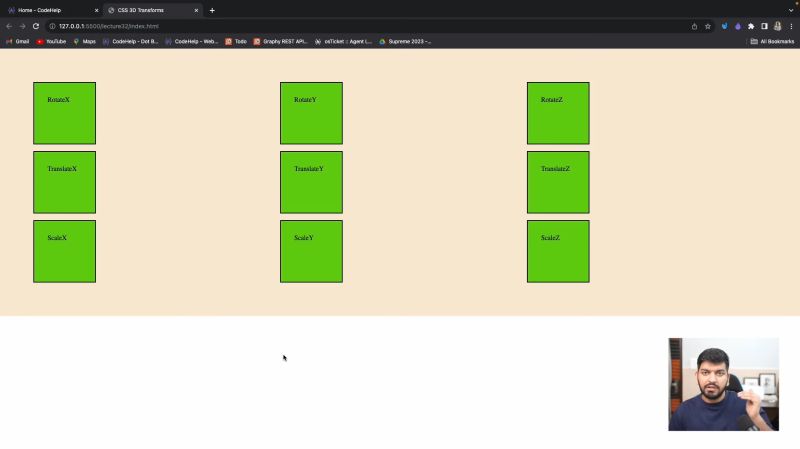 Aayan Saini on LinkedIn: 🚀 Day 26: Deep Dive into 3D Transformations! 🎯 ... Aayan Saini on LinkedIn: 🚀 Day 26: Deep Dive into 3D Transformations! 🎯 ...