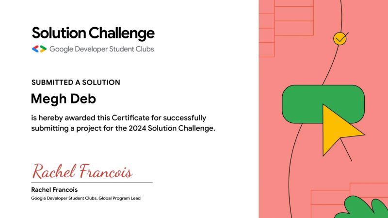 Megh Deb on LinkedIn: #connections #solution_challange_2024 Megh Deb on LinkedIn: #connections #solution_challange_2024