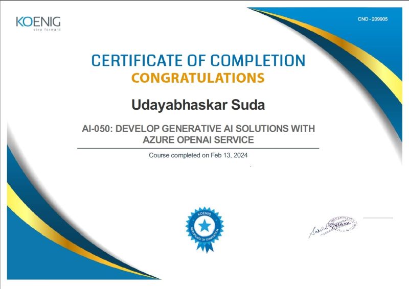 AI-050 Develop Generative AI Solution with Azure Open AI Service ... AI-050 Develop Generative AI Solution with Azure Open AI Service ...