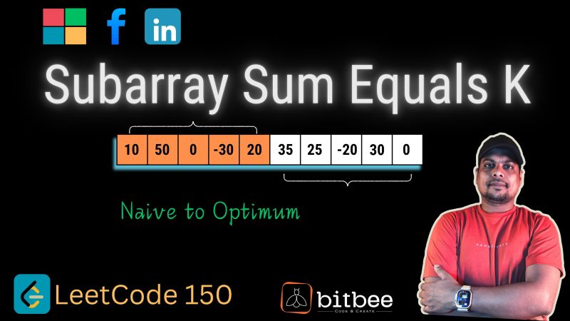 #leetcode #programming #interviewprep #dsa #subarraysumequalsk ... #leetcode #programming #interviewprep #dsa #subarraysumequalsk ...
