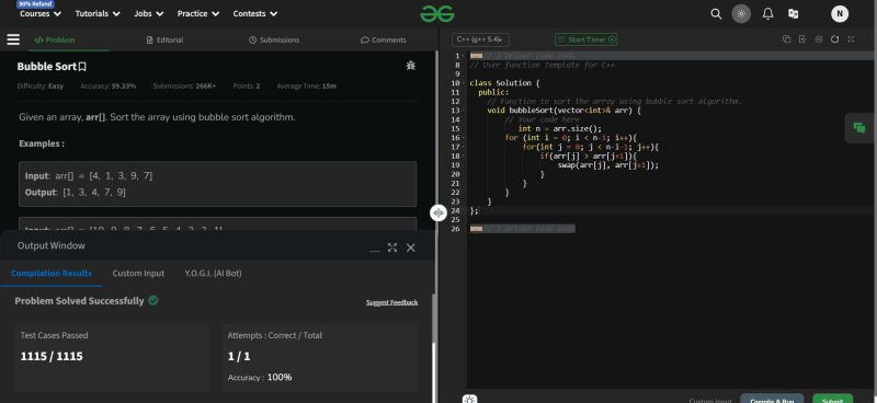 #100daysofcodechallenge #coding #cplusplus #bubblesorting ... #100daysofcodechallenge #coding #cplusplus #bubblesorting ...
