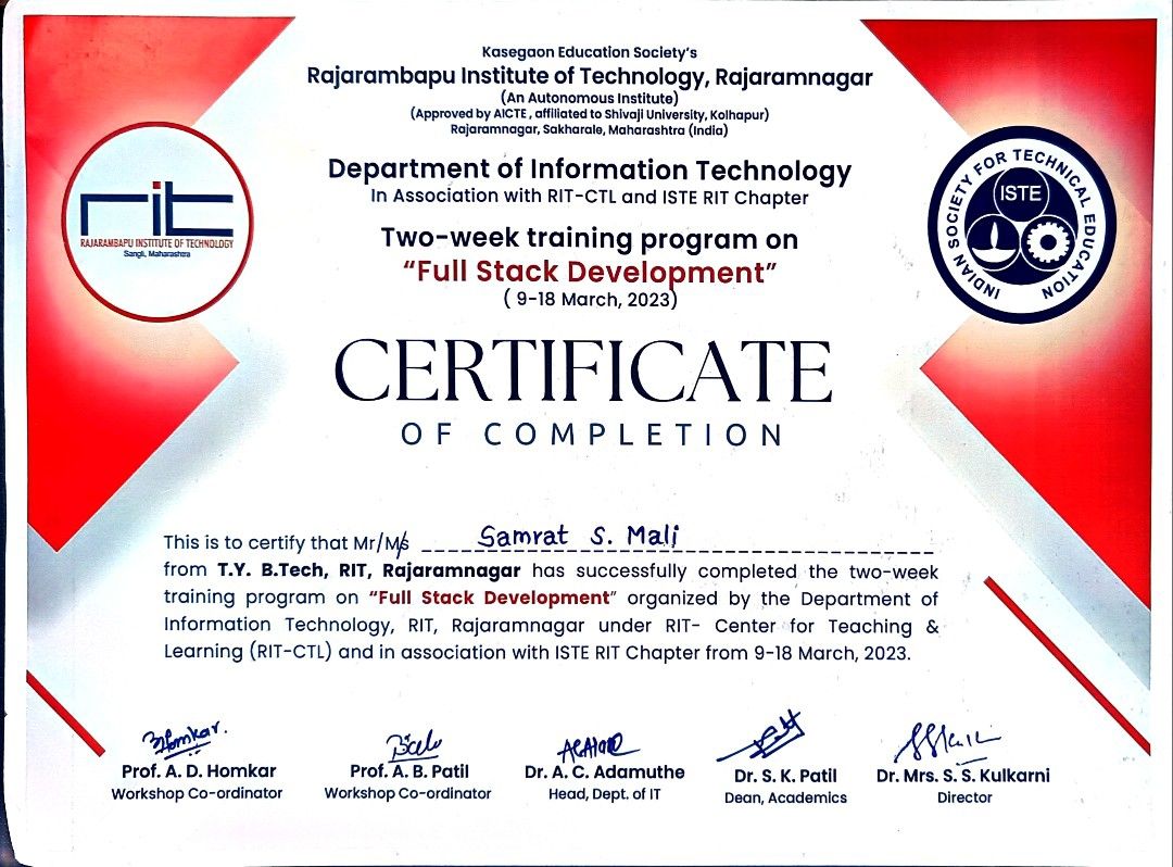 SAMRAT MALI on LinkedIn: #angular #webdevelopment #angulardeveloper SAMRAT MALI on LinkedIn: #angular #webdevelopment #angulardeveloper