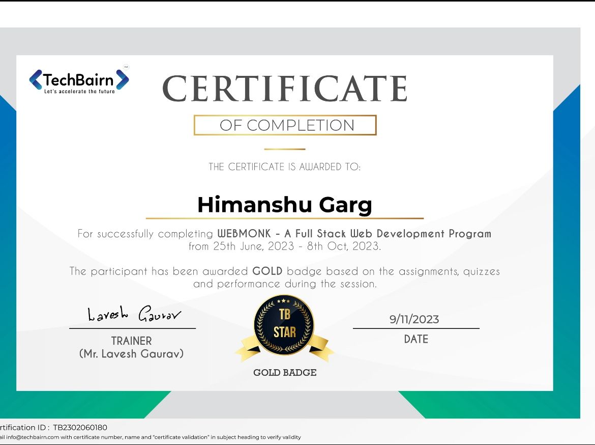 Himanshu Garg on LinkedIn: Extremely delighted to share my first ... Himanshu Garg on LinkedIn: Extremely delighted to share my first ...