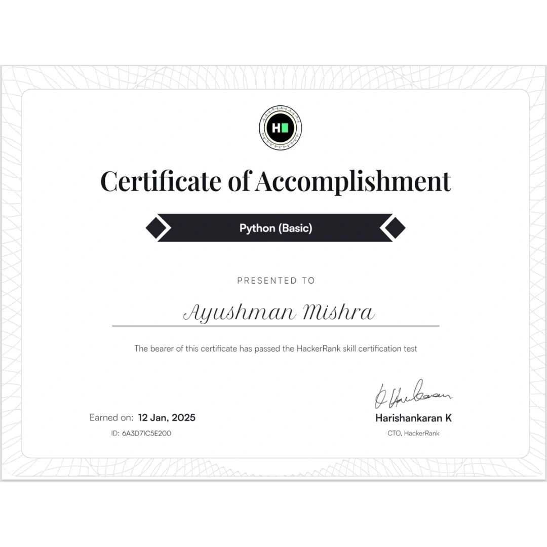 #python #programming #learningjourney #achievement #hackerrank ... #python #programming #learningjourney #achievement #hackerrank ...