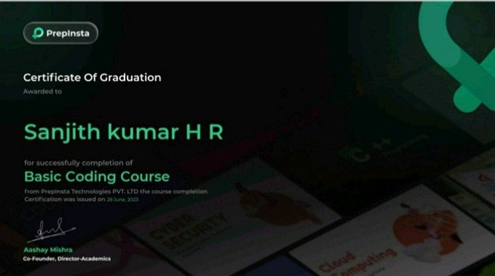 Sanjith Kumar H R on LinkedIn: #python #coding #prepinsta Sanjith Kumar H R on LinkedIn: #python #coding #prepinsta