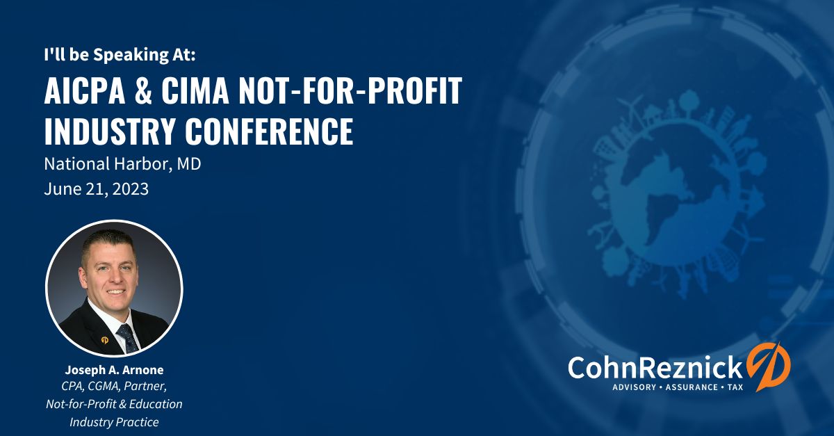 Joseph Arnone, CPA, CGMA on LinkedIn: #notforprofit #nonprofit Joseph Arnone, CPA, CGMA on LinkedIn: #notforprofit #nonprofit