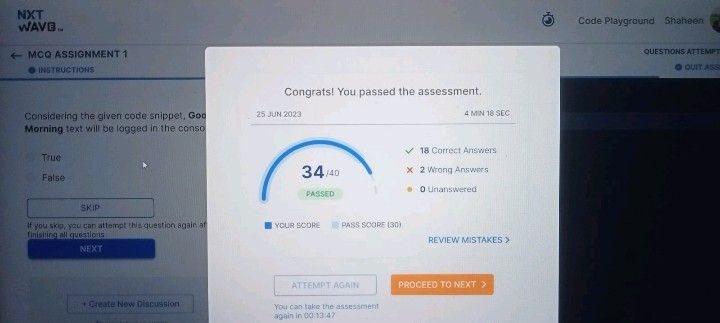 Shaheen SK on LinkedIn: #nxtwave #ccbp #mcq #json #mcq #assignment Shaheen SK on LinkedIn: #nxtwave #ccbp #mcq #json #mcq #assignment
