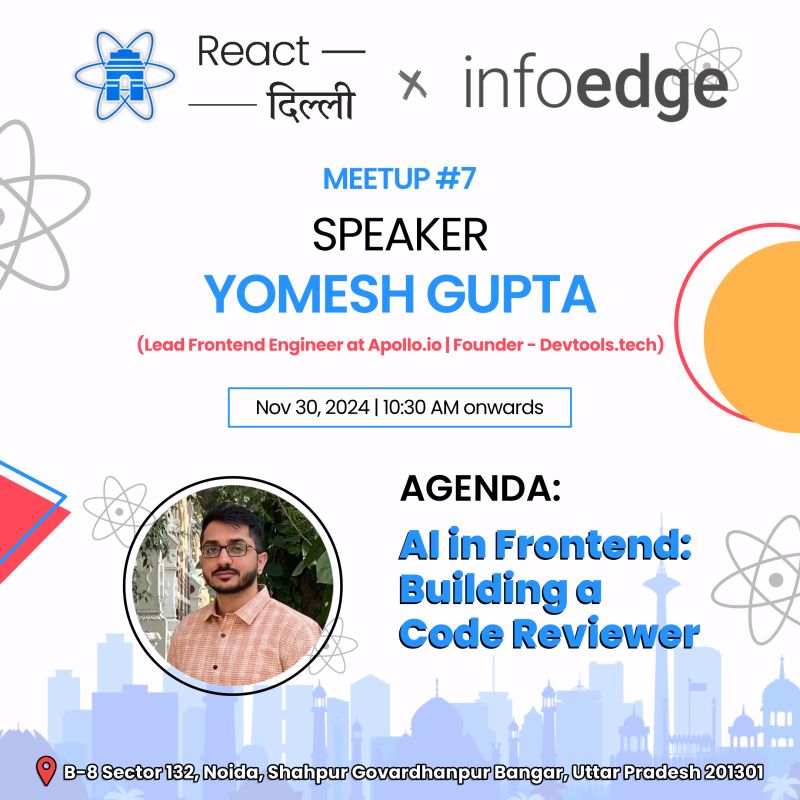 React Delhi on LinkedIn: #reactdelhi #reactjs #reactdelhi #ai #frontenddev React Delhi on LinkedIn: #reactdelhi #reactjs #reactdelhi #ai #frontenddev