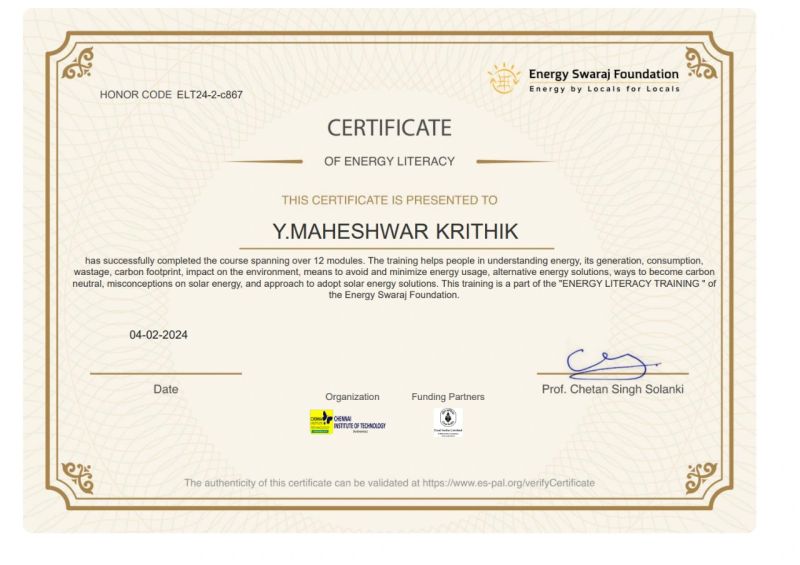 Maheshwar Krithik on LinkedIn: #energyliteracy Maheshwar Krithik on LinkedIn: #energyliteracy