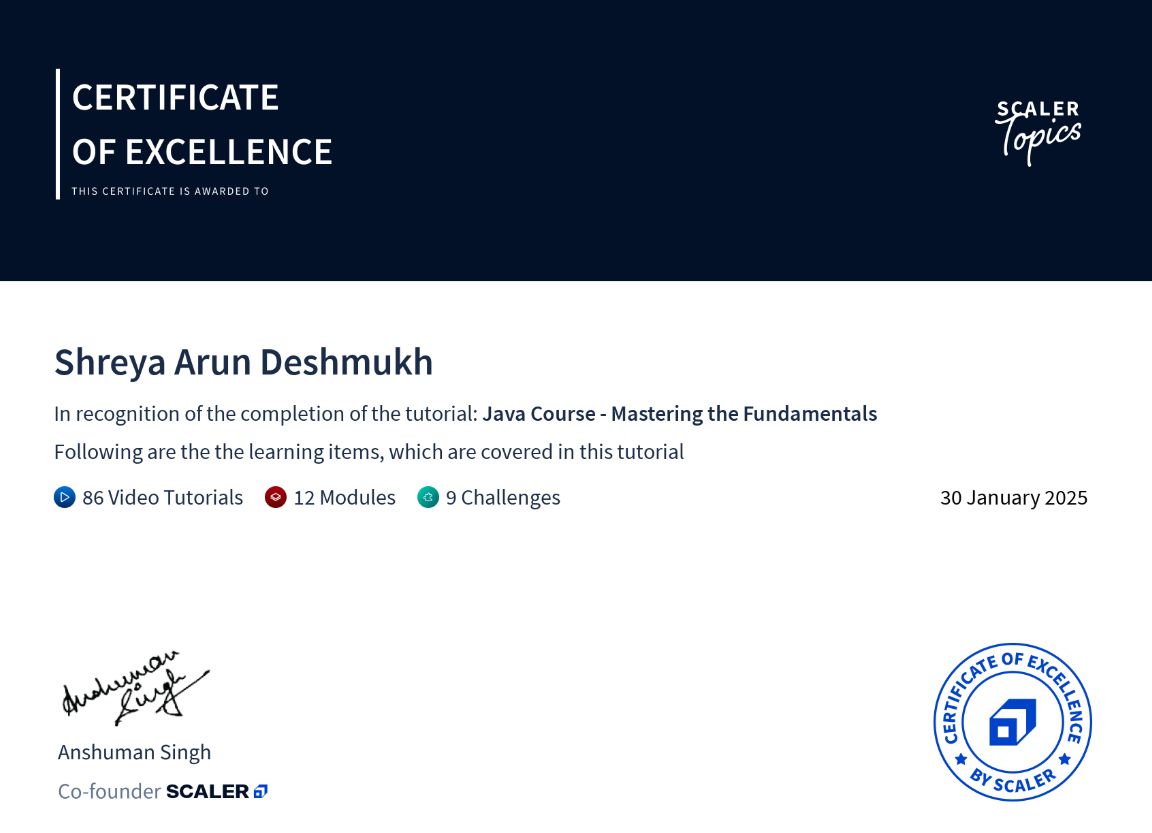 Shreya Deshmukh on LinkedIn: #java #programming #coding # ... Shreya Deshmukh on LinkedIn: #java #programming #coding # ...
