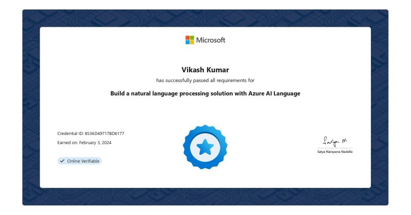 #microsoftlearn | Vikash Kumar #microsoftlearn | Vikash Kumar