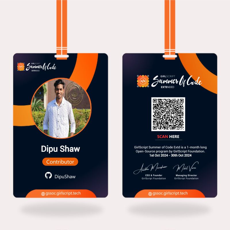 Dipu Shaw on LinkedIn: #girlscript #gsoc2024 #opensource # ... Dipu Shaw on LinkedIn: #girlscript #gsoc2024 #opensource # ...