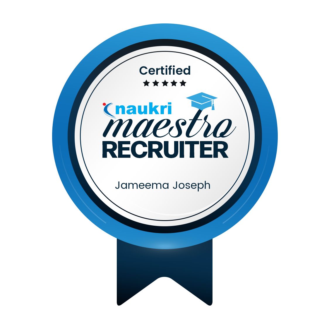 #badgeachievement #naukrimaestrorecruiter | Jameema Joseph #badgeachievement #naukrimaestrorecruiter | Jameema Joseph