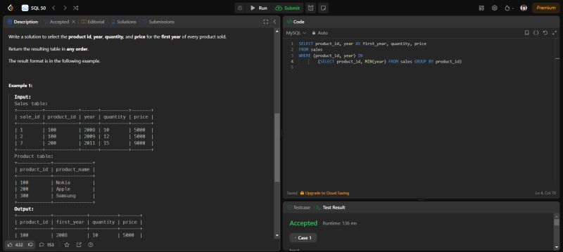 ASARELLY VENU on LinkedIn: #day38 #100daysofcode #leetcode #sql #dbms # ... ASARELLY VENU on LinkedIn: #day38 #100daysofcode #leetcode #sql #dbms # ...