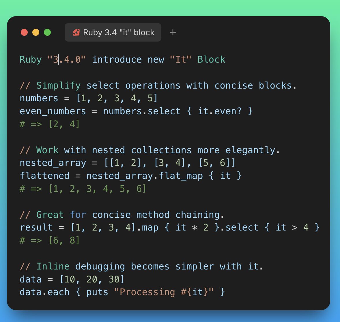 Sandip Parida on LinkedIn: #rubylang #programming #ruby3_4_0 # ... Sandip Parida on LinkedIn: #rubylang #programming #ruby3_4_0 # ...