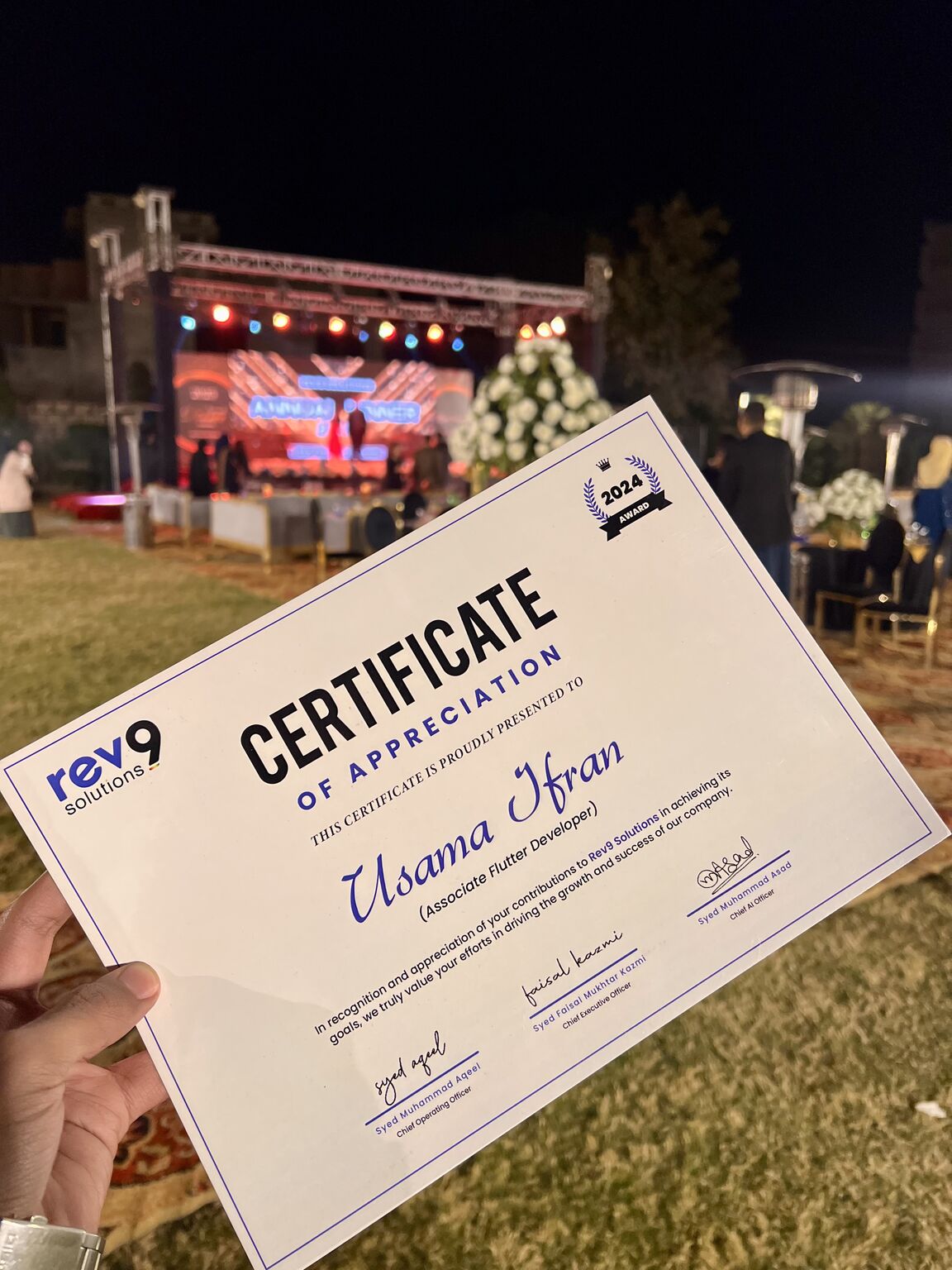 #appreciation #flutterdeveloper #hardworkpaysoff #rev9solutions | Usama ... #appreciation #flutterdeveloper #hardworkpaysoff #rev9solutions | Usama ...
