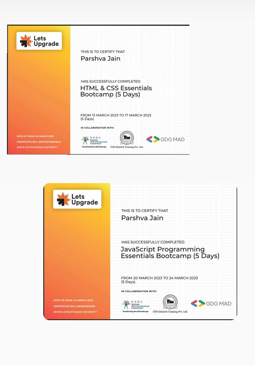 parshva Jain auf LinkedIn: #connections #html #css #javascript #experience parshva Jain auf LinkedIn: #connections #html #css #javascript #experience