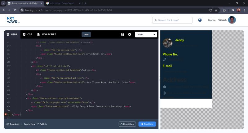 Visakh Sunil on LinkedIn: #html #css #bootstrap Visakh Sunil on LinkedIn: #html #css #bootstrap