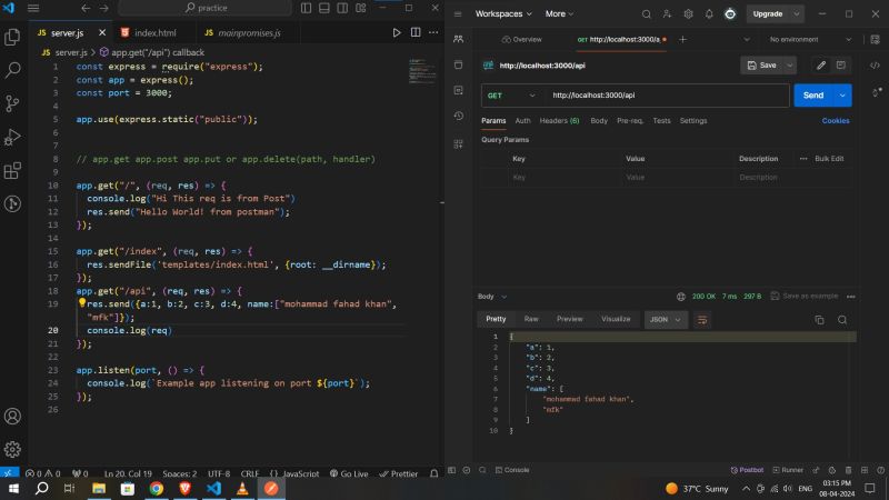 Learn about Express.js and Postman | Mohd Fahad khan posted on the ... Learn about Express.js and Postman | Mohd Fahad khan posted on the ...