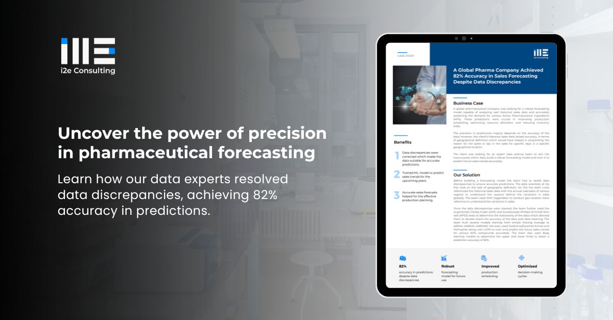 How i2econsulting optimized pharmaceutical forecasting | i2e Consulting ... How i2econsulting optimized pharmaceutical forecasting | i2e Consulting ...