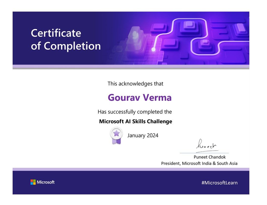 Gourav Verma on LinkedIn: #aiodysseychallenge #artificialintelligence # ... Gourav Verma on LinkedIn: #aiodysseychallenge #artificialintelligence # ...
