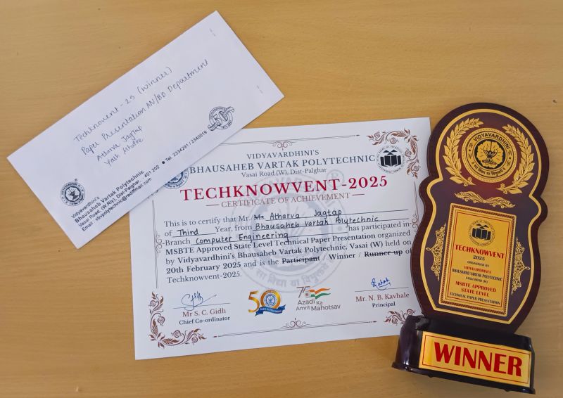 Atharva Jagtap on LinkedIn: #techknowvent2025 #champion #msbte # ... Atharva Jagtap on LinkedIn: #techknowvent2025 #champion #msbte # ...