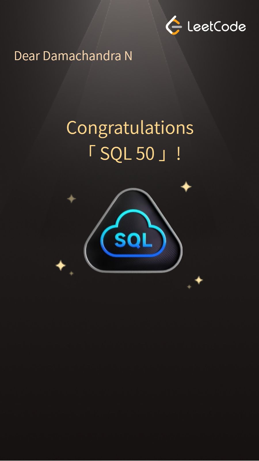 Damachandra N on LinkedIn: #sql #leetcode Damachandra N on LinkedIn: #sql #leetcode