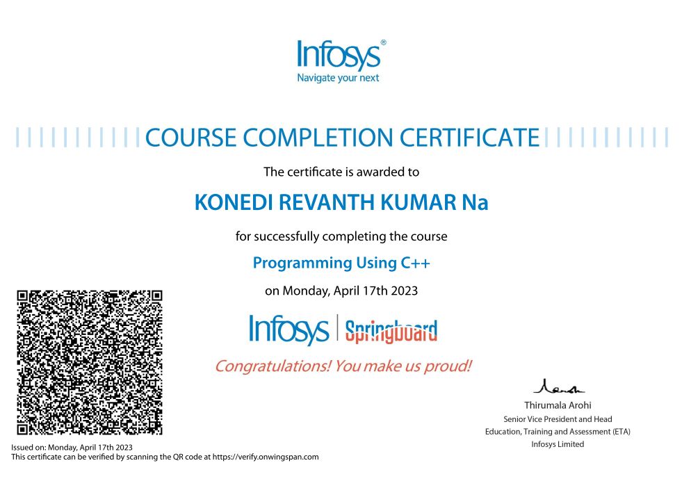 K . REVANTH KUMAR posted on LinkedIn K . REVANTH KUMAR posted on LinkedIn