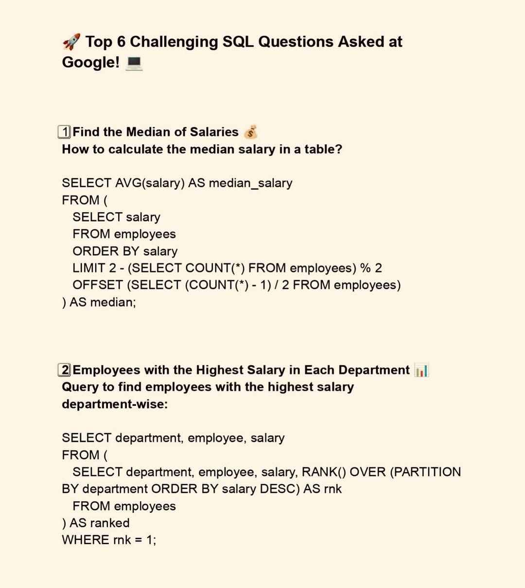 #sql #database #sqlquery #datascience #programming #sqltips #techcareer ... #sql #database #sqlquery #datascience #programming #sqltips #techcareer ...