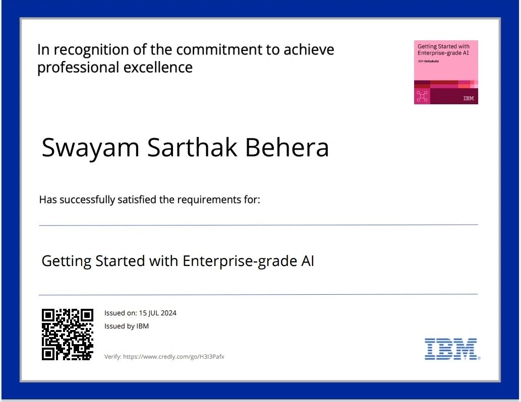 Swayam Sarthak Behera on LinkedIn: #artificialintelligence # ... Swayam Sarthak Behera on LinkedIn: #artificialintelligence # ...