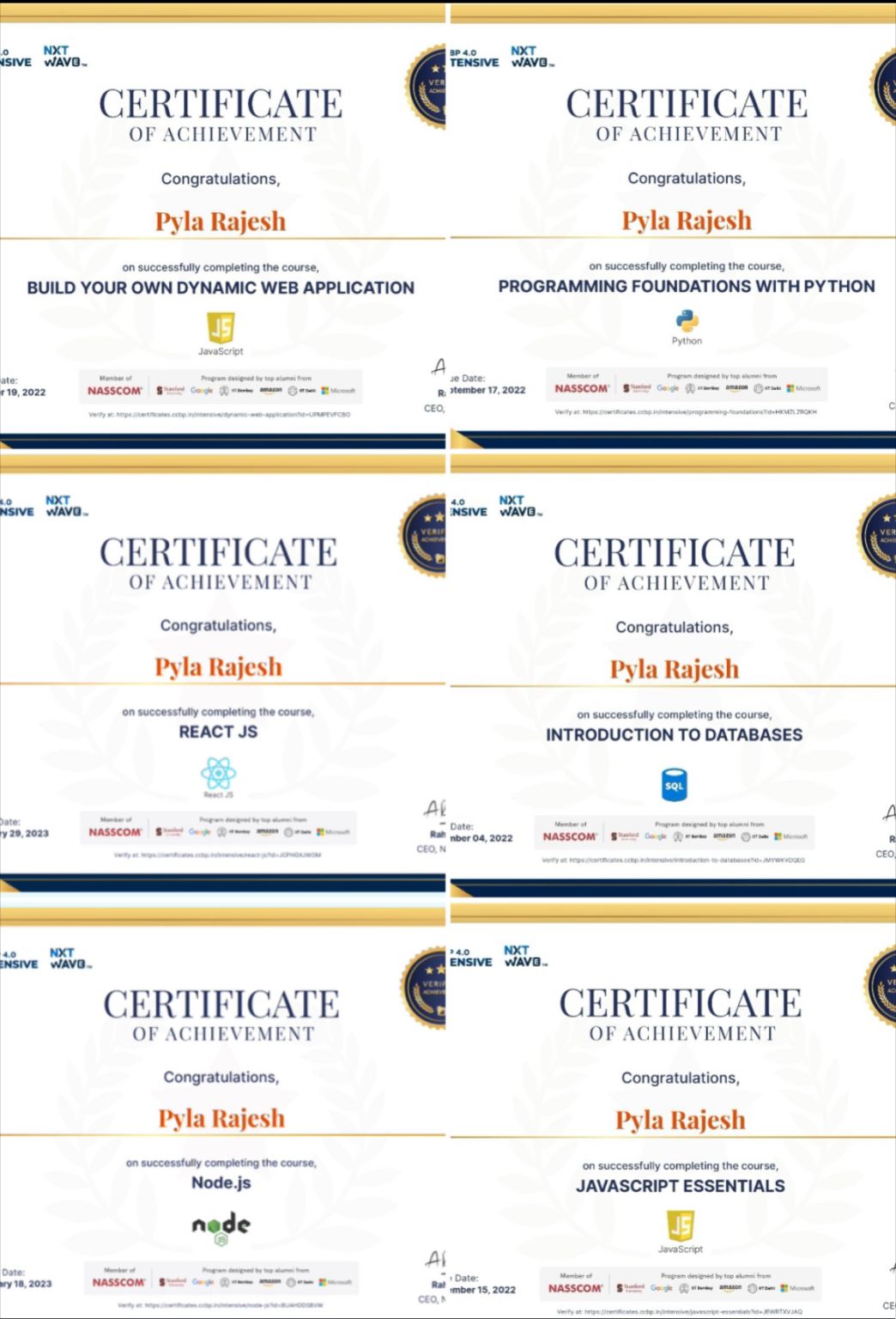 Rajesh Pyla on LinkedIn: #reactjs #skillbuilding #javascript #python # ... Rajesh Pyla on LinkedIn: #reactjs #skillbuilding #javascript #python # ...