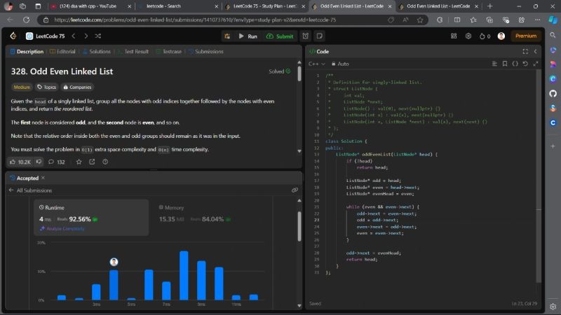 Koushik Chandra on LinkedIn: #leetcode #codingchallenge #linkedlists # ... Koushik Chandra on LinkedIn: #leetcode #codingchallenge #linkedlists # ...