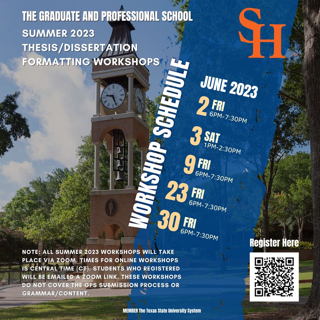 SHSU The Graduate & Professional School on LinkedIn: The Graduate and ... SHSU The Graduate & Professional School on LinkedIn: The Graduate and ...