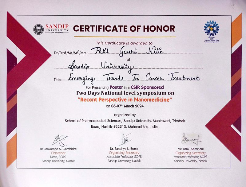 Gauri Patil on LinkedIn: #symposium Gauri Patil on LinkedIn: #symposium