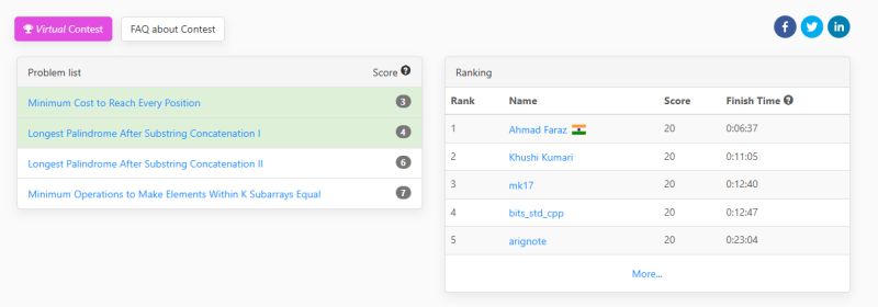 #leetcode #weeklycontest #coding #competitiveprogramming # ... #leetcode #weeklycontest #coding #competitiveprogramming # ...