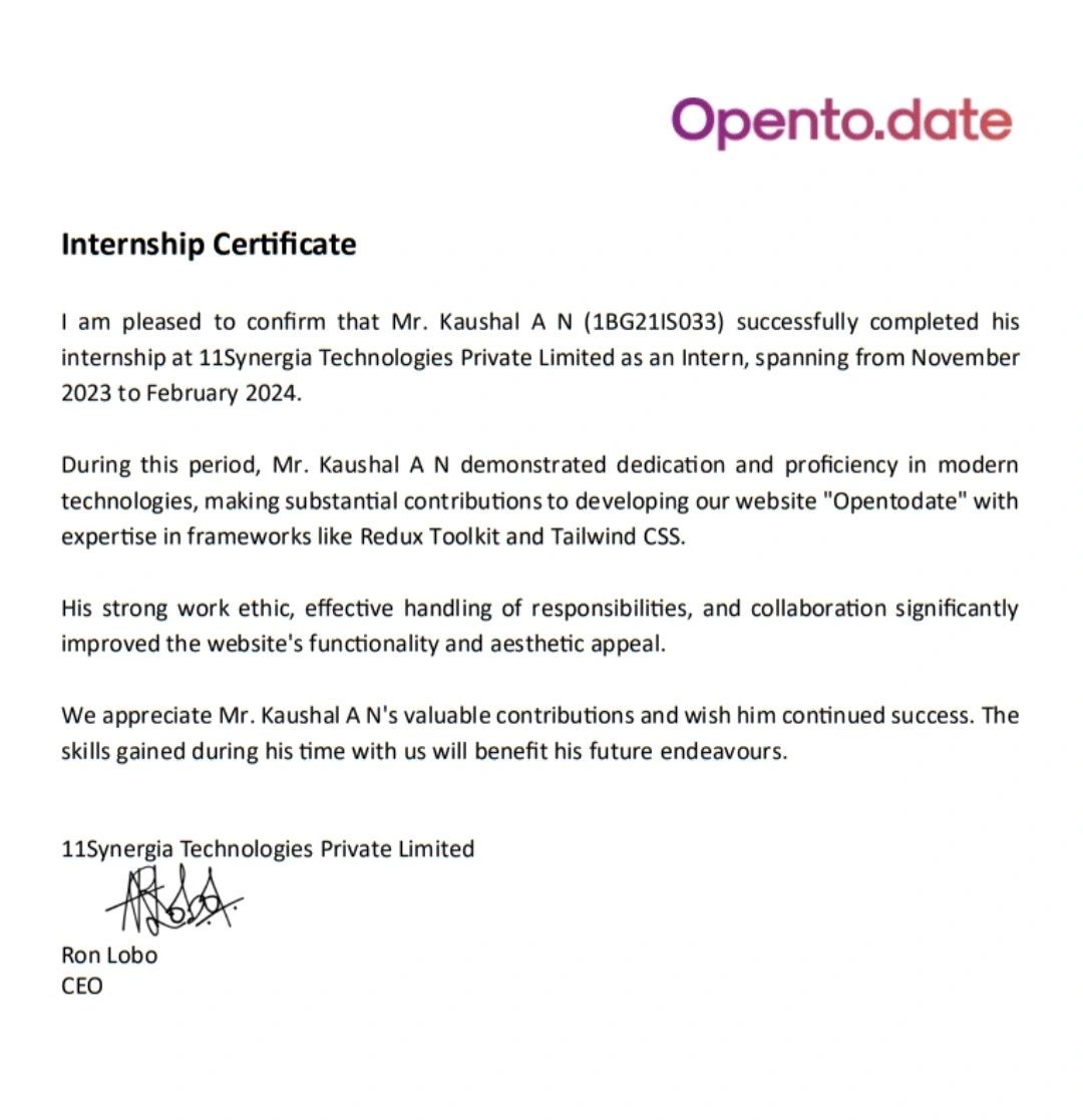 #internshipcompletion #webdev | Kaushal A N #internshipcompletion #webdev | Kaushal A N