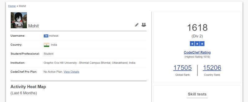Mohit Budhlakoti on LinkedIn: #leetcode #codechef #codeforces # ... Mohit Budhlakoti on LinkedIn: #leetcode #codechef #codeforces # ...