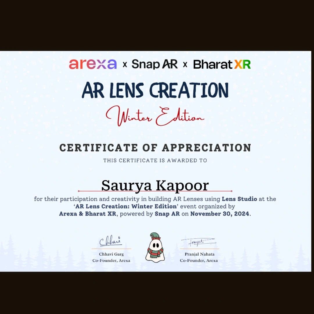 Saurya Kapoor on LinkedIn: #augmentedreality #arlens #creativity # ... Saurya Kapoor on LinkedIn: #augmentedreality #arlens #creativity # ...
