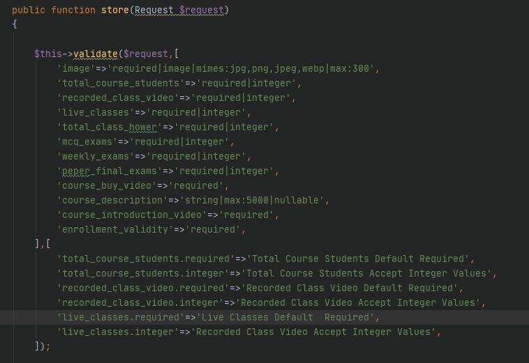 Milon Kumar on LinkedIn: Custom Validation Message in Laravel.... v ... Milon Kumar on LinkedIn: Custom Validation Message in Laravel.... v ...