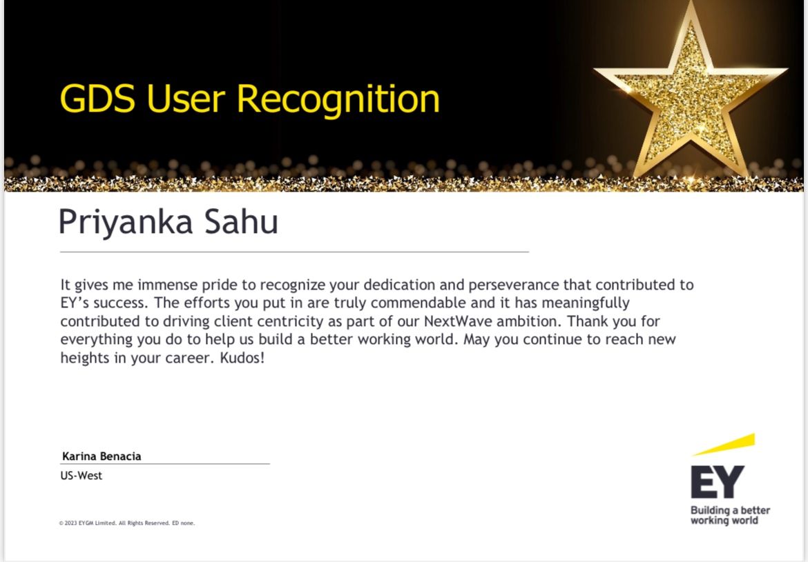 Priyanka Sahu on LinkedIn: #grateful #achievement #milestone Priyanka Sahu on LinkedIn: #grateful #achievement #milestone