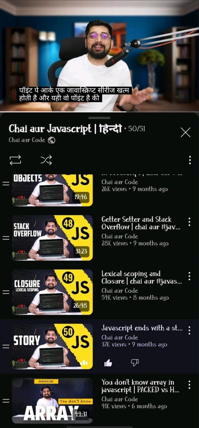 Saurabh Vaidya on LinkedIn: #javascript #coding #chaiaurcode # ... Saurabh Vaidya on LinkedIn: #javascript #coding #chaiaurcode # ...
