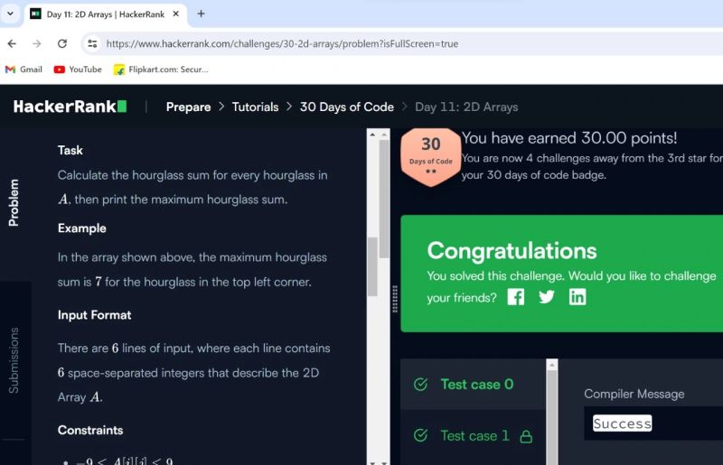 DILIP KUMAR on LinkedIn: #coding #java #hackerrank #daysofcode DILIP KUMAR on LinkedIn: #coding #java #hackerrank #daysofcode