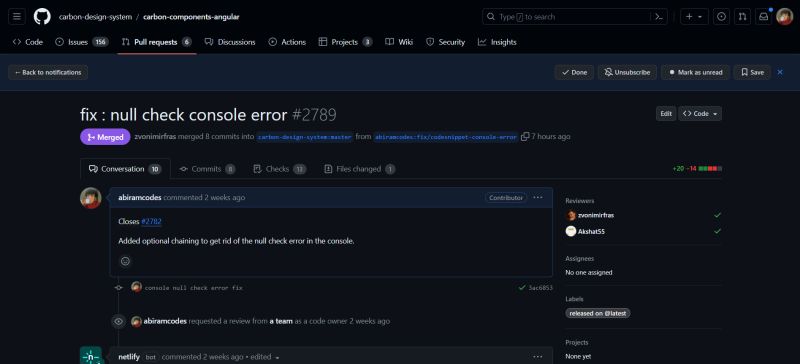 Abirama Kannan Baskar on LinkedIn: #opensource #javascript #angular # ... Abirama Kannan Baskar on LinkedIn: #opensource #javascript #angular # ...