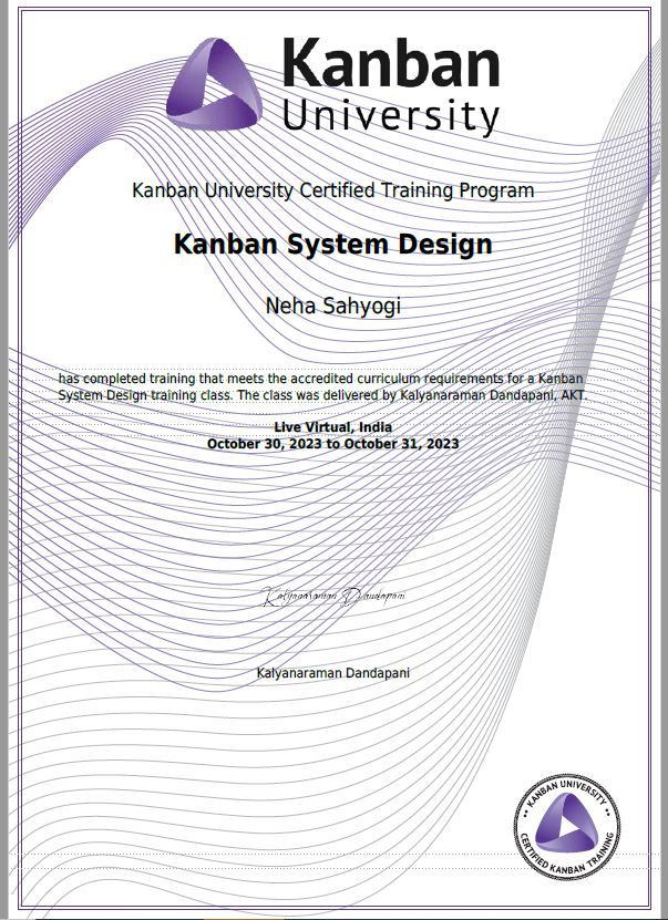 Neha Sahyogi on LinkedIn: #kanban #improvements #agilemindset # ... Neha Sahyogi on LinkedIn: #kanban #improvements #agilemindset # ...