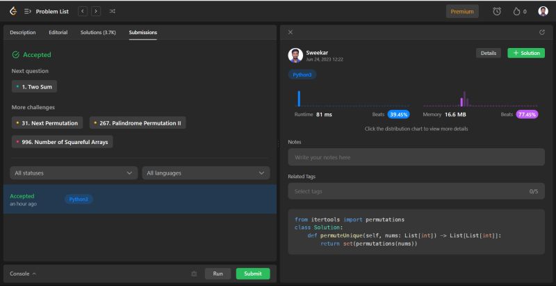 Sweekar Bangera on LinkedIn: #pythondoeswonder #python #leetcode #array ... Sweekar Bangera on LinkedIn: #pythondoeswonder #python #leetcode #array ...