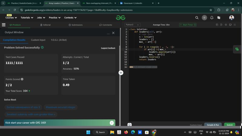 Elavarasan I on LinkedIn: #30days30problems #python #problemsolving # ... Elavarasan I on LinkedIn: #30days30problems #python #problemsolving # ...