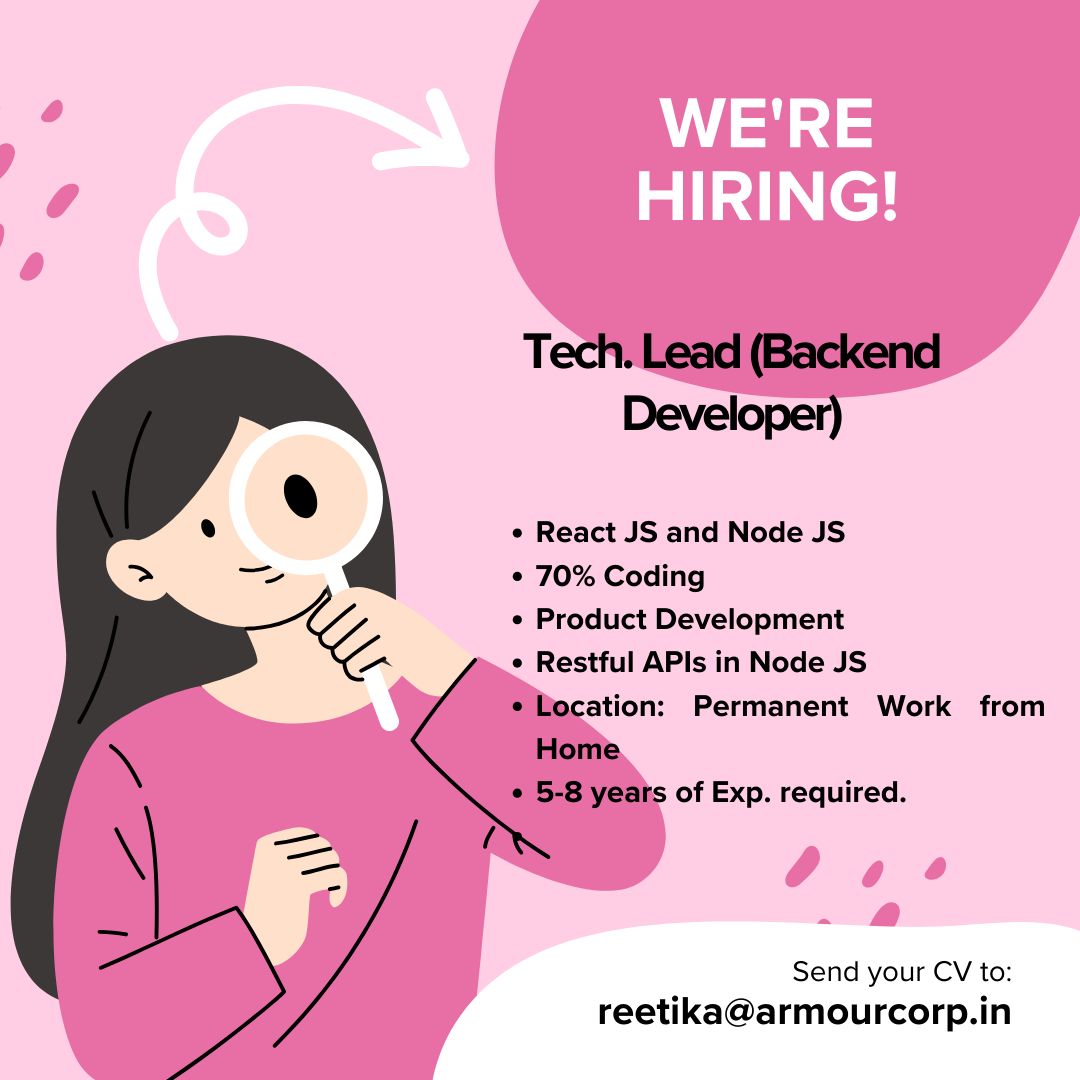 Reetika Sethi on LinkedIn: #techlead #reactjs #nodejs #coding Reetika Sethi on LinkedIn: #techlead #reactjs #nodejs #coding